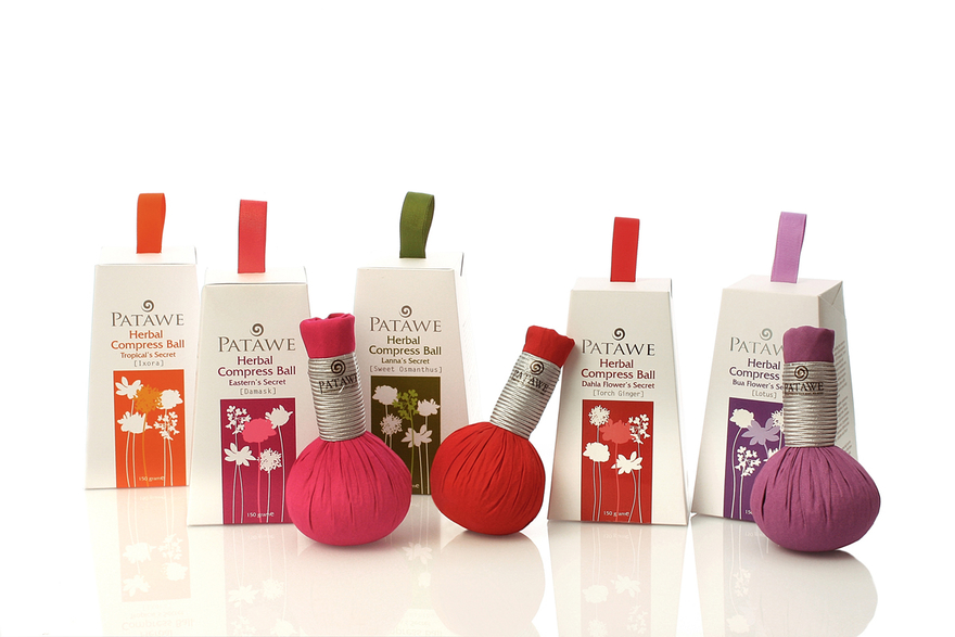 Flower Compress Ball & Spa Set