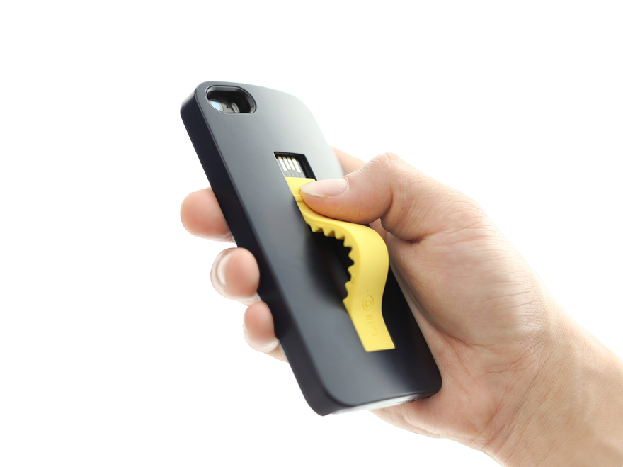 iPhone case with cable