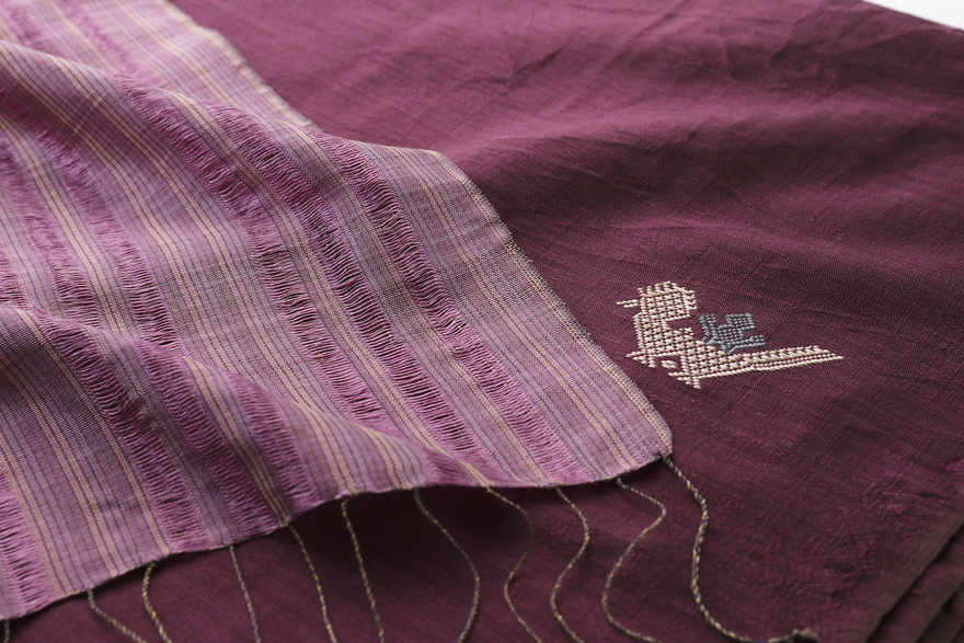 Lao traditional pattern fabric products