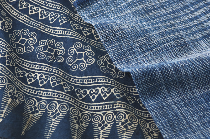 Indigo dyed fabric products