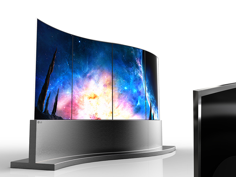 Curved OLED Signage