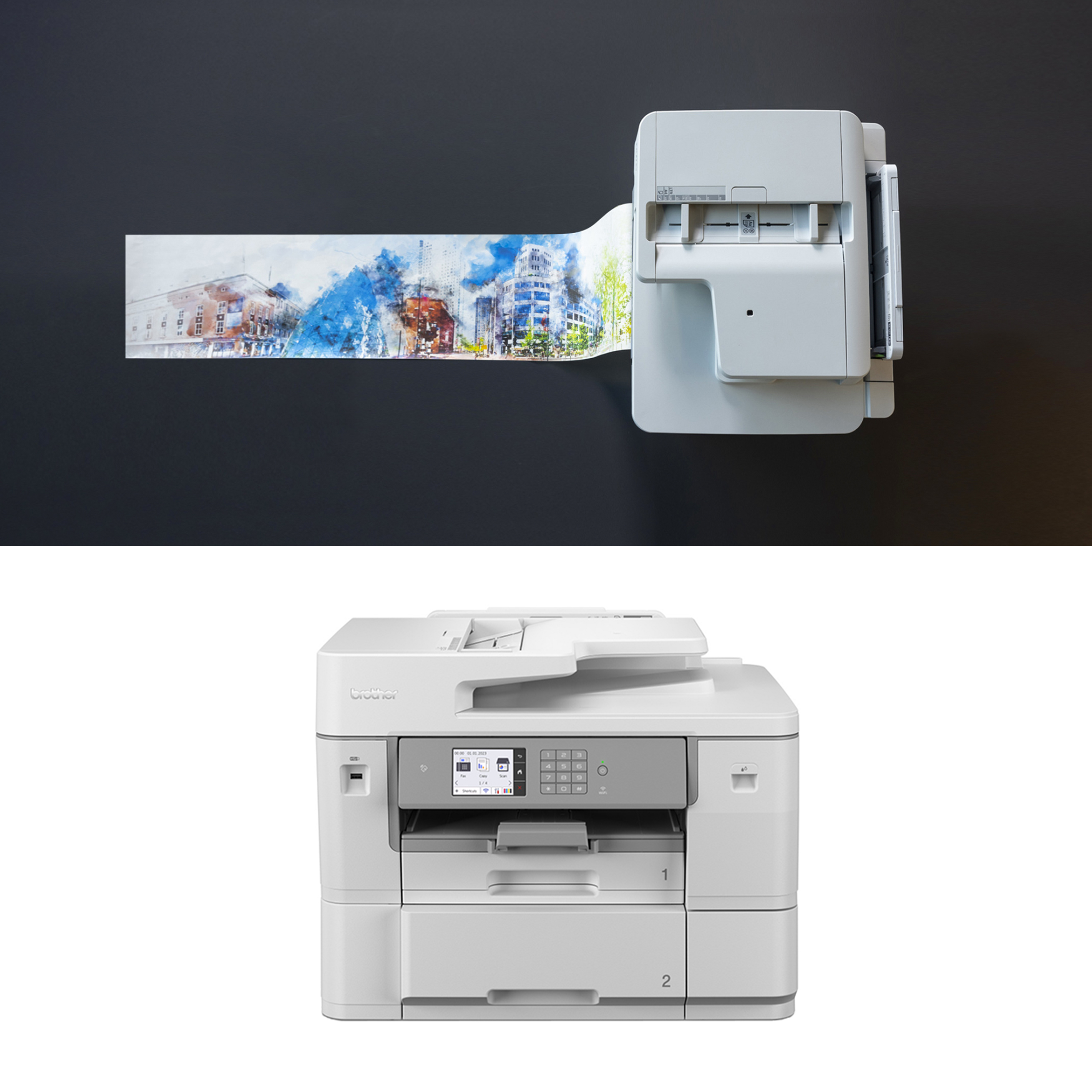 Roll Paper Multi-Function Inkjet Printer